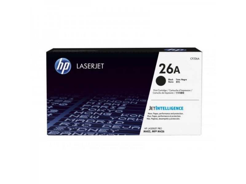 HP 26A BLACK ORIGINAL LASERJET TONER CARTRIDGE (CF226A)