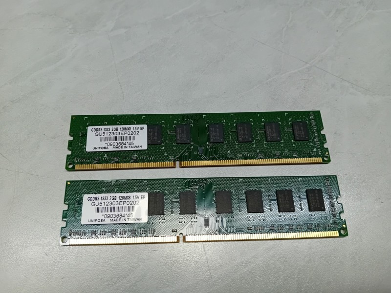 2x2gb ddr3 elpida 1333mhz ispravne