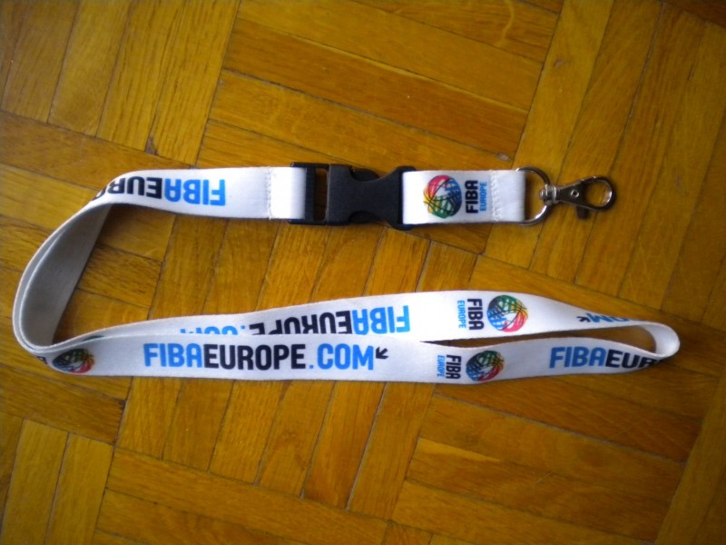 FIBA EUROPE, traka za kljuceve i akreditaciju