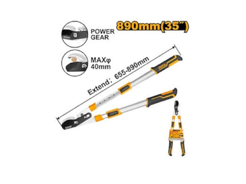 INGCO TELESKOPSKE MAKAZE ZA GRANE 655-890MM HLTA7608