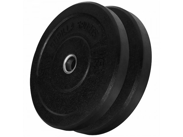 GORILLA SPORTS Olimpijski bumper teg HI-TEMP (2 x 15 kg)