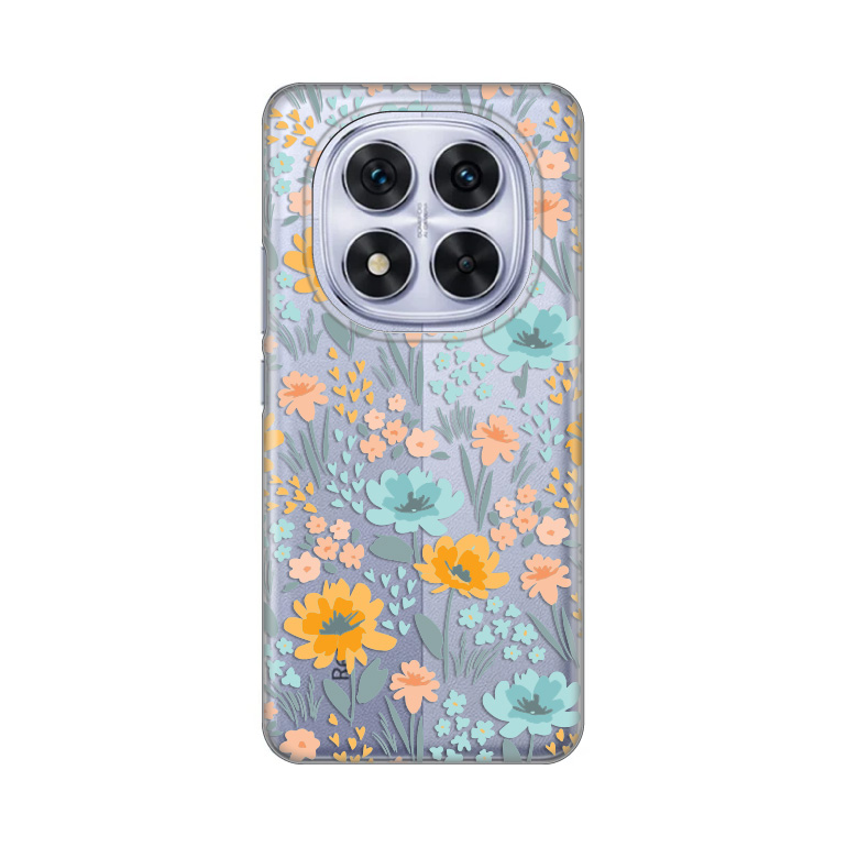 Maska(futrola) Silikonska Print Skin za Xiaomi Redmi Note 14 Pro 5G (EU) Lovely Flowers