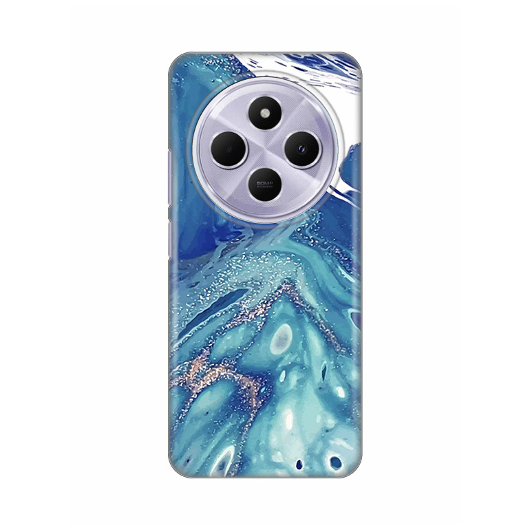 Maska Silikonska Print za Xiaomi Redmi 14C Blue Marble