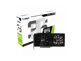 SVGA PCIE PALIT RTX3060 Dual 12GB GDDR6 192-bit NE63060019K9-190AD