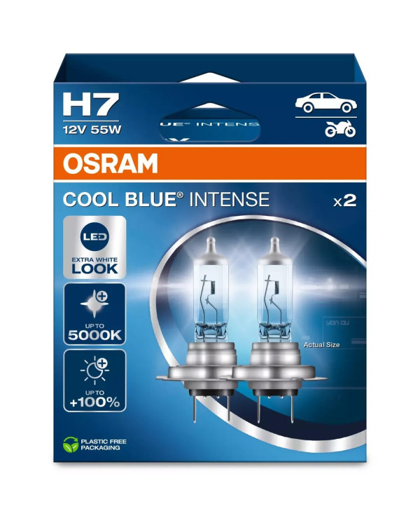 OSRAM COOL BLUE INTENSE (NEXT GEN) H7 64210CBN-2HB 55W 12V