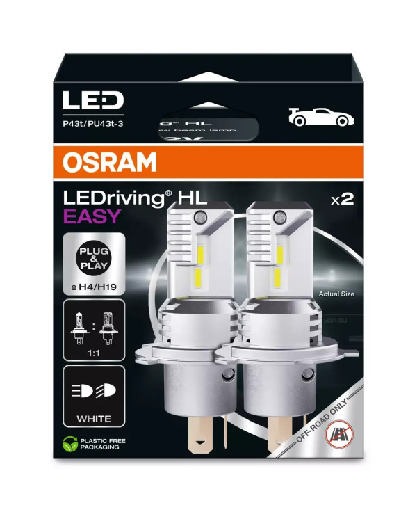 OSRAM LEDriving HL EASY H4/H19 64193DWESY-2HB 19W 12V