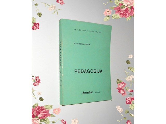 Pedagogija - Ljubomir Krneta