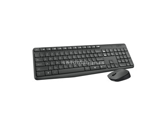 LOGITECH Bežična tastatura i miš MK235 YU-SRB Crna