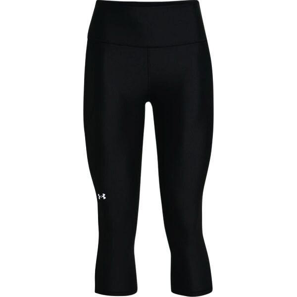 WOMEN'S LEGGINGS UNDER ARMOUR HEATGEAR HI CAPRI NS BLACK M