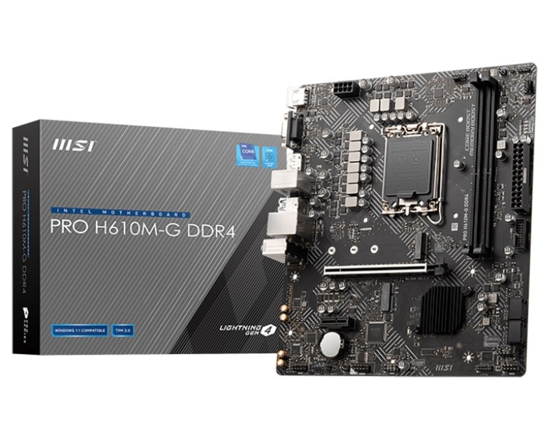 MSI PRO H610M-G DDR4 matična ploča(PLO03379)