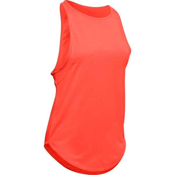 WOMEN'S UNDER ARMOUR WHISPERLIGHT MESH TANK ORANGE S TANK TOP