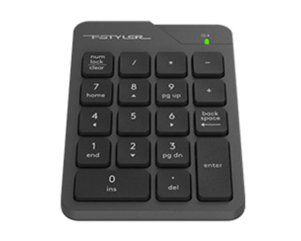 A4 TECH FGK21C FSTYLER 2.4G Wireless Numeric Keypad USB Type-C siva tastatura (TAS01340)