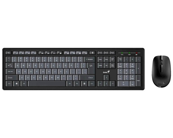 GENIUS Smart KM-8200 Wireless USB YU crna tastatura + miš (TAS01263)