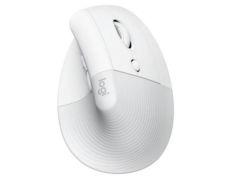 LOGITECH Lift Vertical Ergonomic Wireless miš beli (MIS01684)