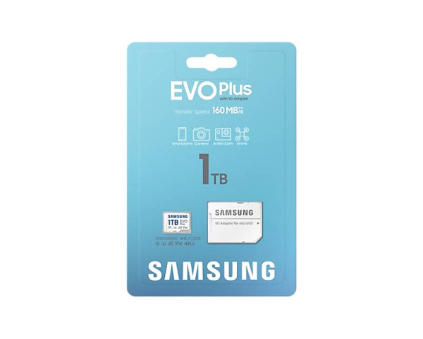 SAMSUNG Memorijska kartica EVO PLUS MicroSDXC 1TB class 10 + Adapter MB-MC1T0SA (KAR00693)