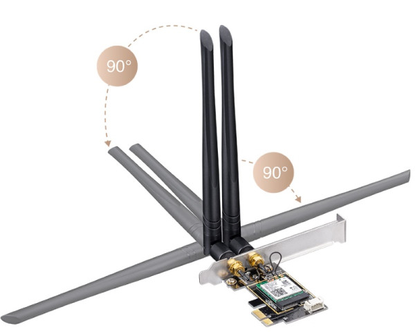 CUDY WE3000 wireless dual band PCI Express mrežna karta (LAN02676)