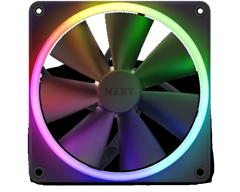 NZXT F140 RGB 140mm ventilator crni (RF-R14SF-B1) (CAS02199)