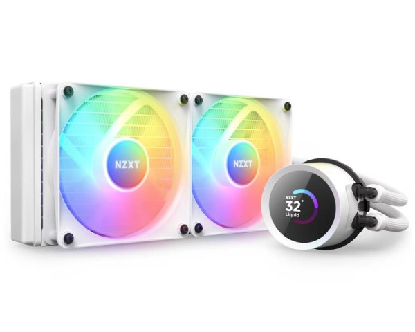 NZXT Kraken 240 RGB vodeno hlađenje belo (RL-KR240-W1) (CPU01446)