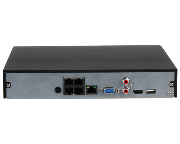 DAHUA NVR4104HS-P-4KS3 4CH Compact 1U 4PoE 1HDD Lite Network Video Recorder (REC00200)