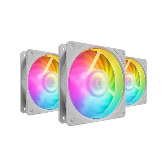 Ventilator Cooler Master Mobius 120P ARGB White 3-pack kit (MFZ-M2DW-243P2-R1)