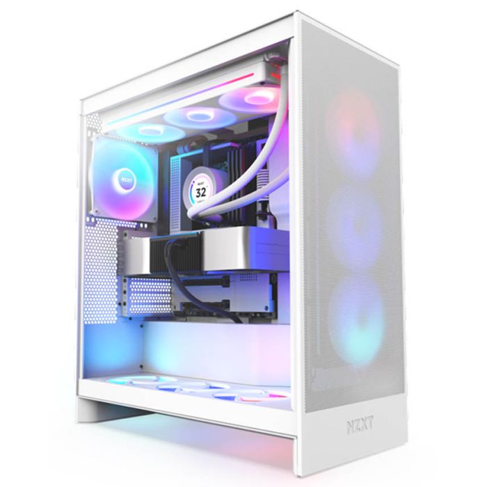 Kućište NZXT H7 Flow RGB (CM-H72FW-R1) White