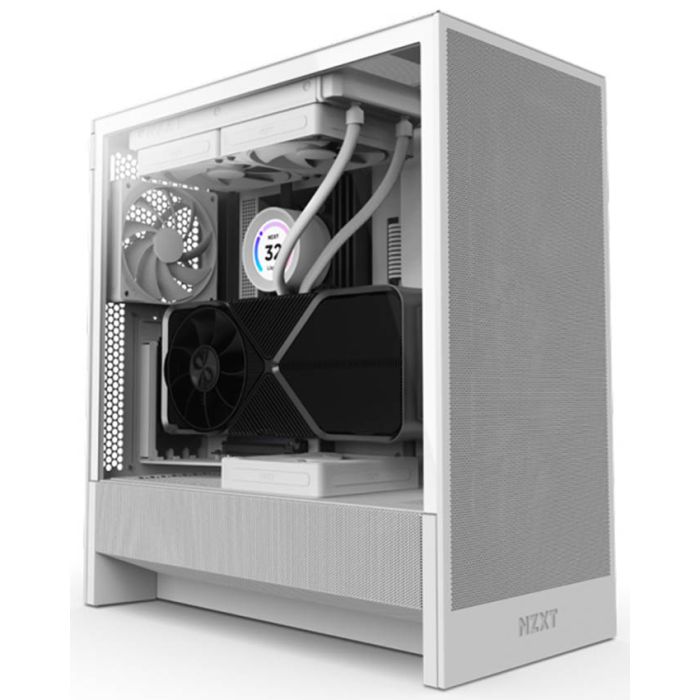 Kućište NZXT H5 Flow Gaming (CC-H52FW-01) White