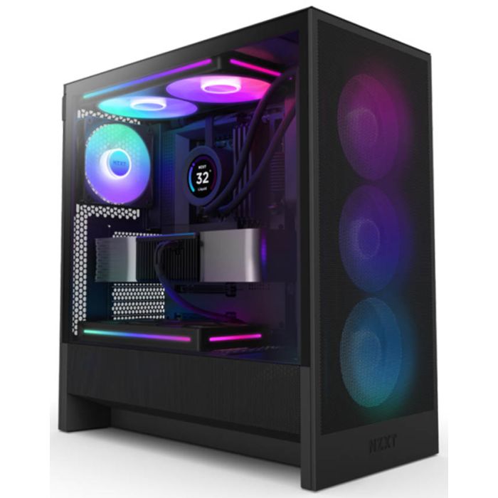 Kućište NZXT H5 Flow RGB Gaming (CC-H52FB-R1) Black