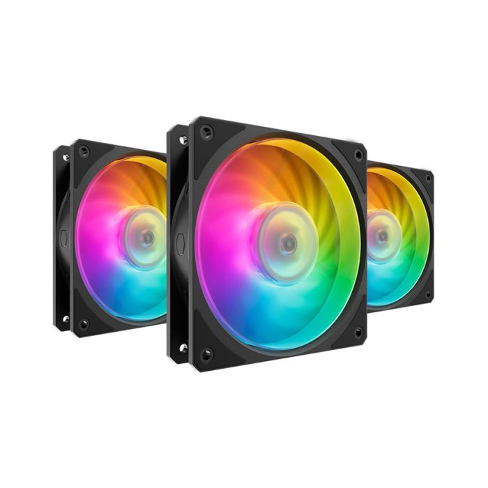 Ventilator Cooler Master Mobius 120P ARGB Black 3-pack kit (MFZ-M2DN-243P2-R1)