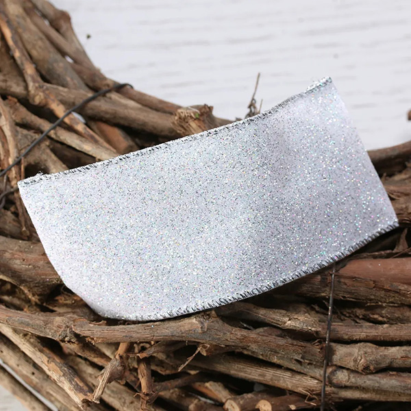 RI6383
White Glitter Ribbon