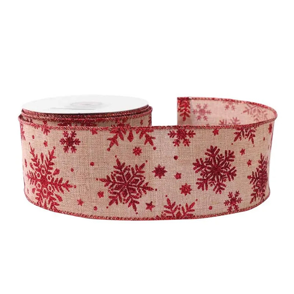 RI6645
Red Glitter Snowflakes Ribbon