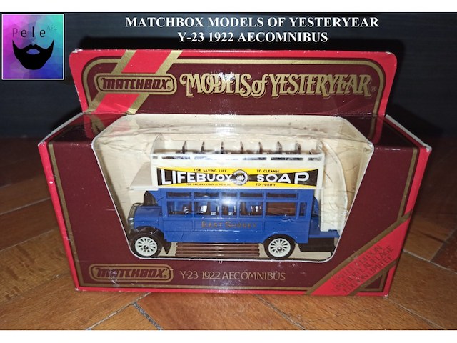 Matchbox Models of Yesteryear 1922 Aecomnibus