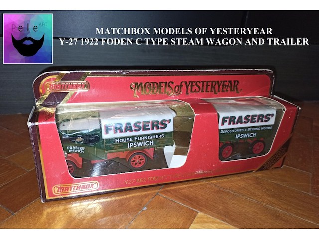 Matchbox Models of Yesteryear Foden C Type Steam Wagon