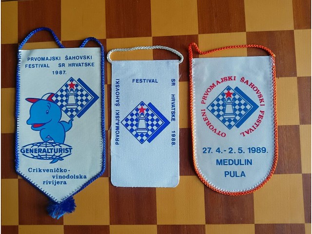 Prvomajski Sah Festival SR Hrvatske 1987-1989