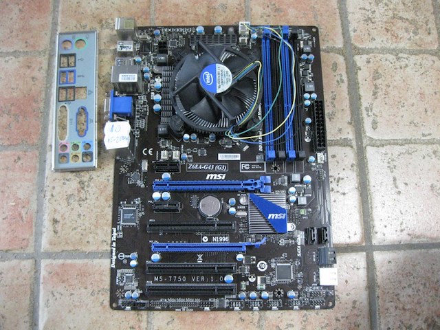 MB10.MSI Z68-G43 +i5-2500K odlican komplet