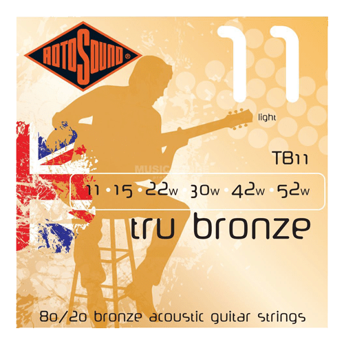 ROTOSOUND žice za akustičnu gitaru 011/52w TRU BRONZE - TB11