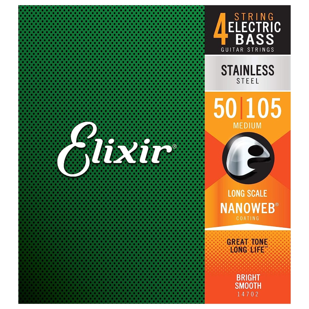 ELIXIR 14702 Nanoweb 050-105 Žice za bas gitaru