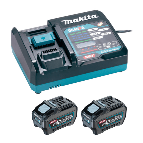 MAKITA Aku set 40V DC40RA + 2xBL4050F – 1911V6-0