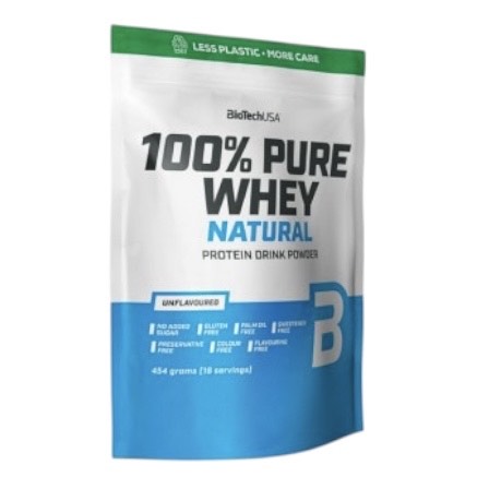 100% Pure Whey 454g Natural Ukus – BioTech USA