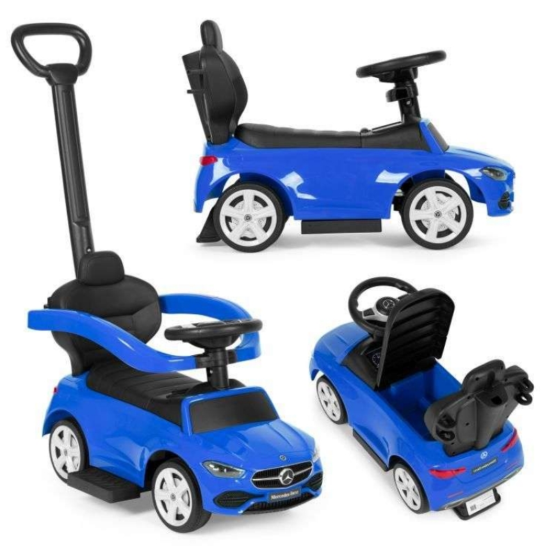 Eco Toys guralica sa interaktivnim volanom i ručkom Mercedes C Class Blue