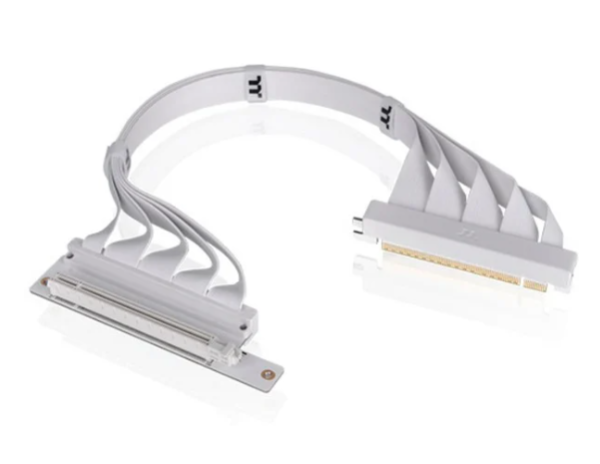 Riser Thermaltake PCI-E4.0 Dual 90 Degree 400mm/90Adapter/Snow/AC-077-CO6OTN-C1