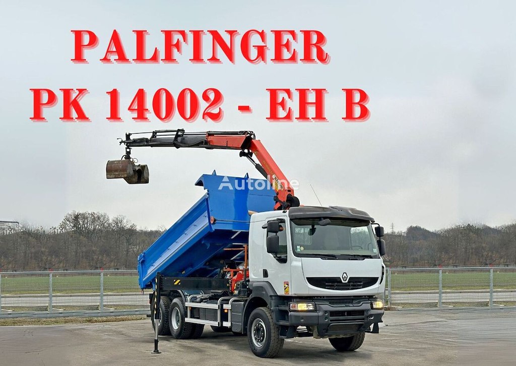 Renault KERAX 460 * PK 14002-EH B + FUNK * 6x4 * TOP kiper