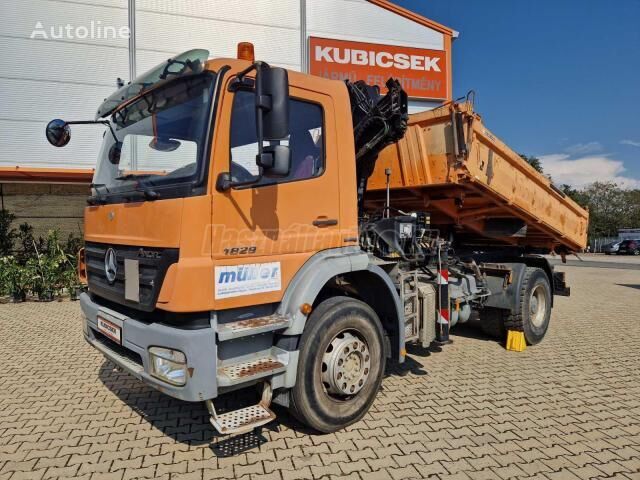 Mercedes-Benz AXOR 1829 DARUS-BILLENŐPLATÓS 4.30 m kiper