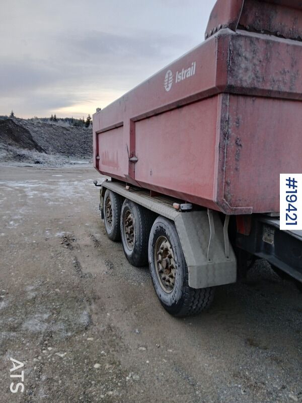 3 axle istrail triple trailer prikolica kiper