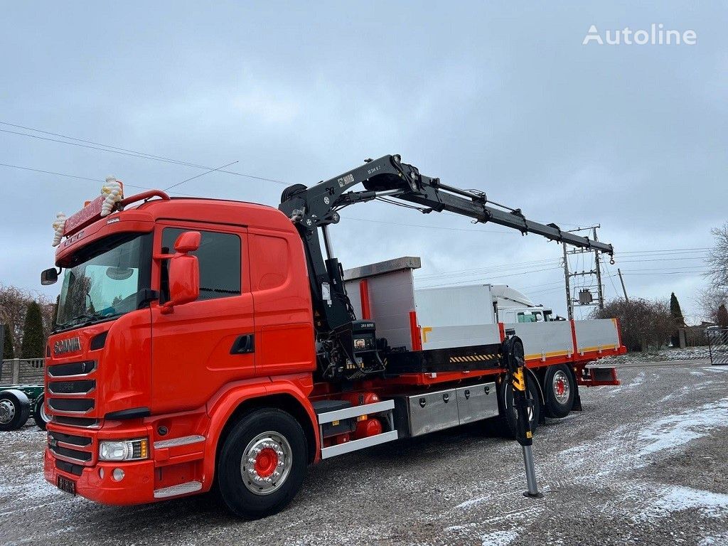 Scania G410 kamion s ravnom platformom