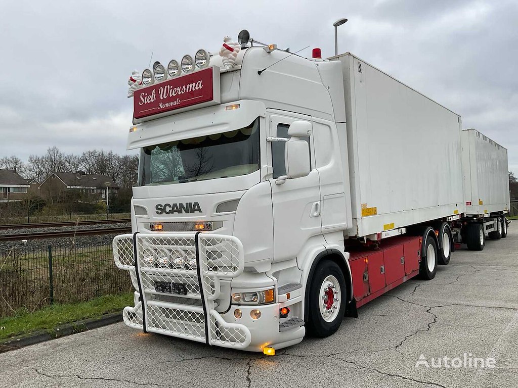 Prodaje se Scania R620 King of the Road kamion furgon na aukciji