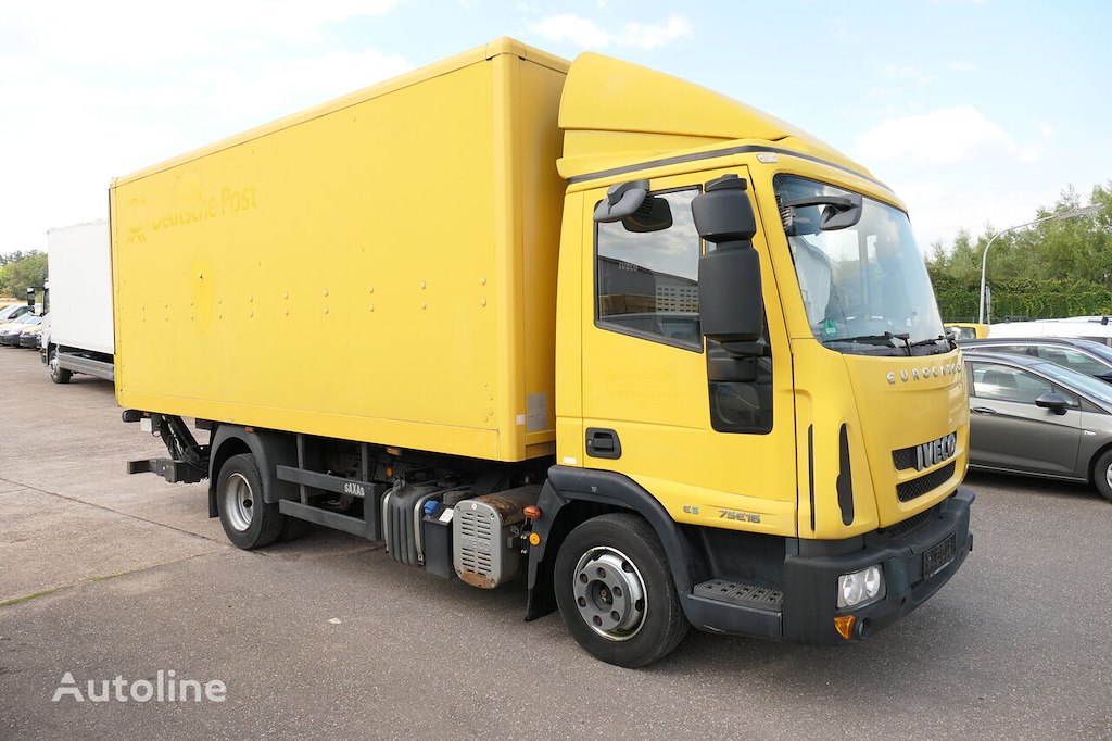 IVECO EuroCargo ML 75 E 16 P LBW LUFT AUTOMATIK kamion furgon