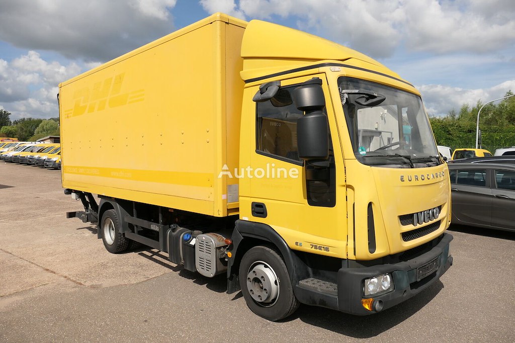 IVECO EuroCargo ML 75 E 16 P LBW LUFT AUTOMATIK EURO-5 kamion furgon