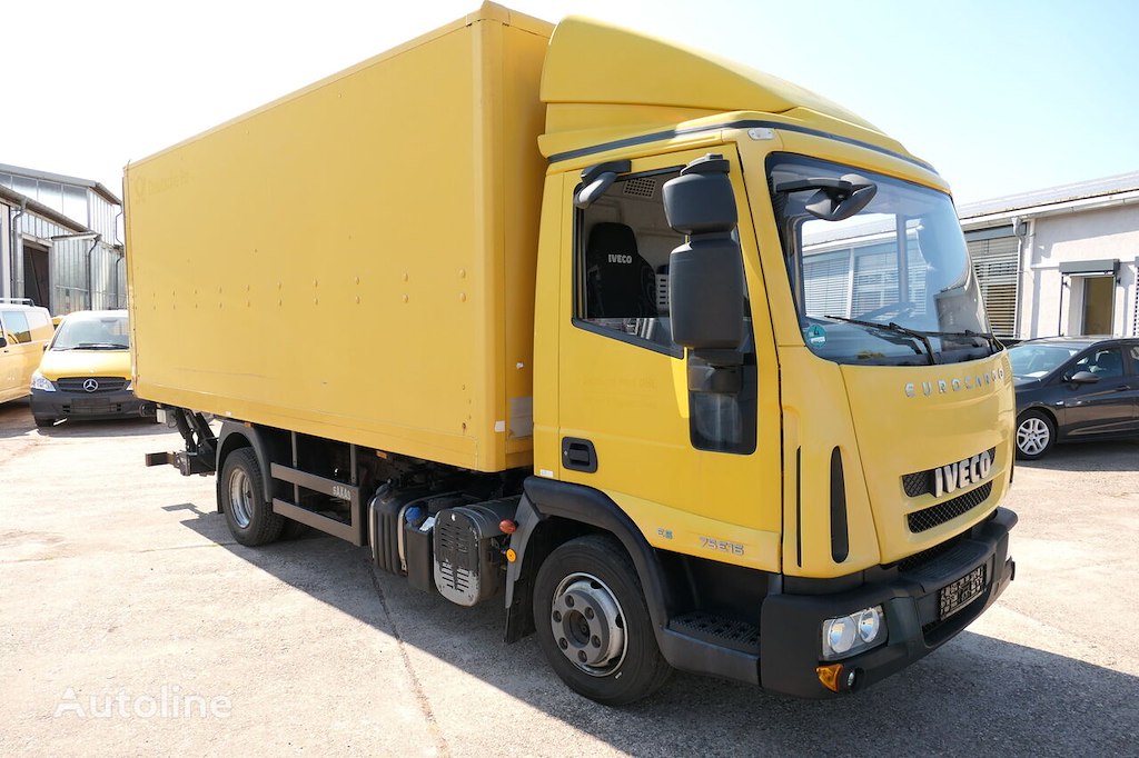 IVECO EuroCargo ML 75 E 16 P LBW LUFT AUTOMATIK EURO-5 kamion furgon