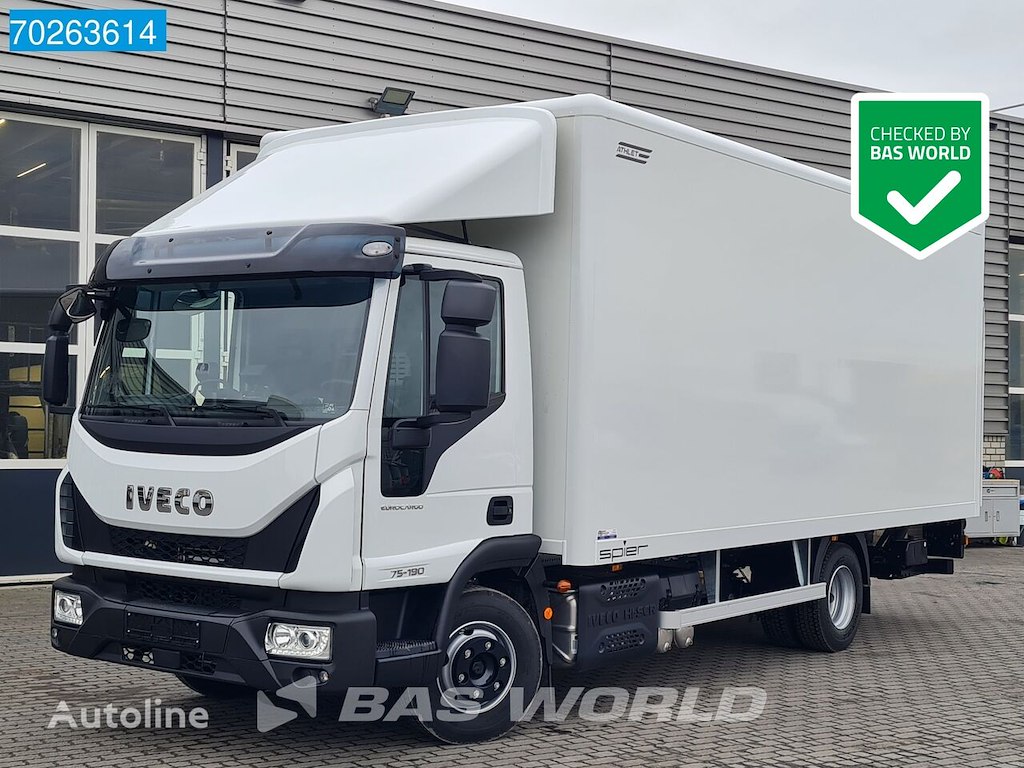 IVECO Eurocargo 75E190 4X2 NEW 7.5tonner Manual Ladebordwand ACC Euro kamion furgon