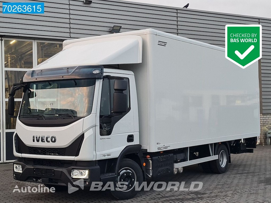 IVECO Eurocargo 75E190 4X2 NEW 7.5tonner Manual Ladebordwand ACC Euro kamion furgon